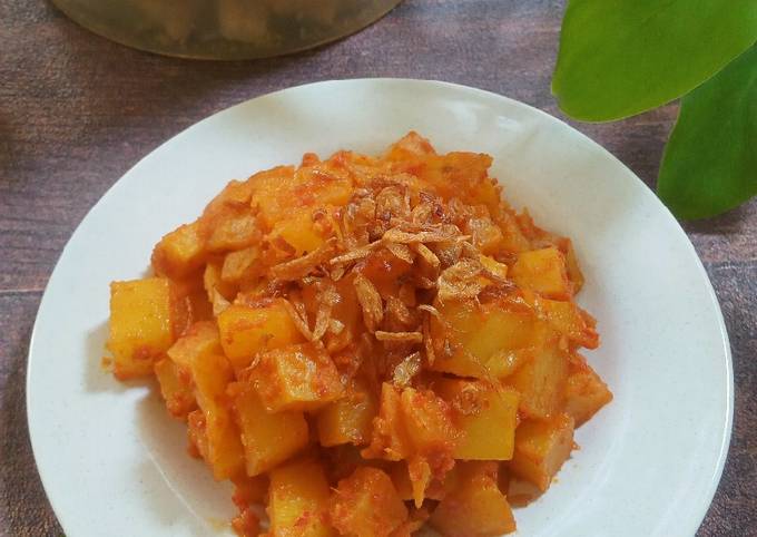 Resep Kentang Pedas Manis oleh Arni Munawati - Cookpad