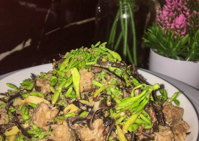 Resep 26. Tumis Bunga pepaya Jantung pisang oleh Saturday.april_14 ...