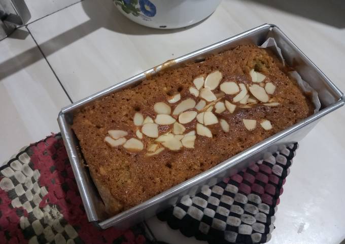 Resep Banana Pound Cake simple NO MIXER ala Shiro Kakei (きのう何食べた) oleh ...