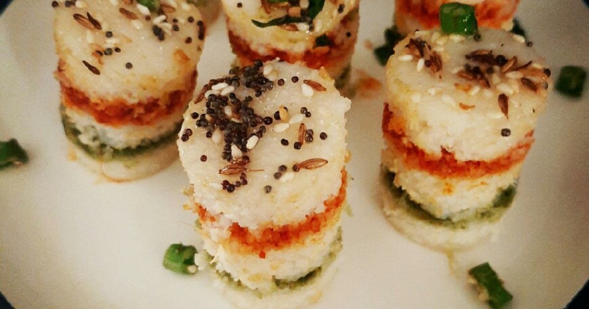 Lahsuni Suji Dhokla Recipe by Ila Palan - Cookpad
