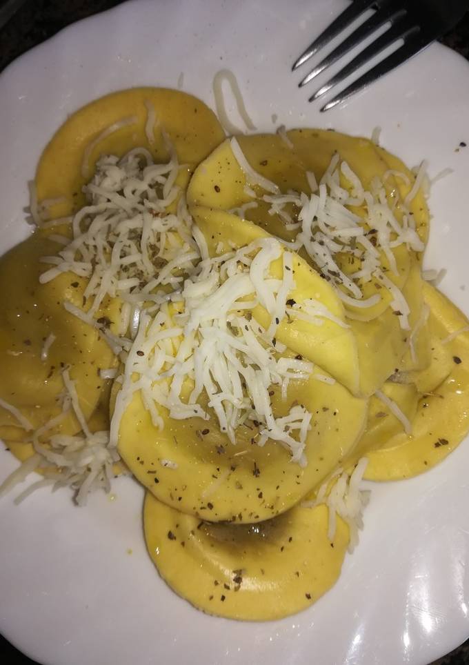 Tortellini de queso y trufa, muy fácil Receta de Marina- Cookpad