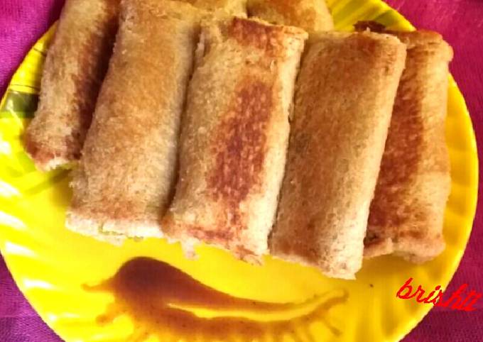 Peas Roll Recipe by Brishti Ghosh - Cookpad