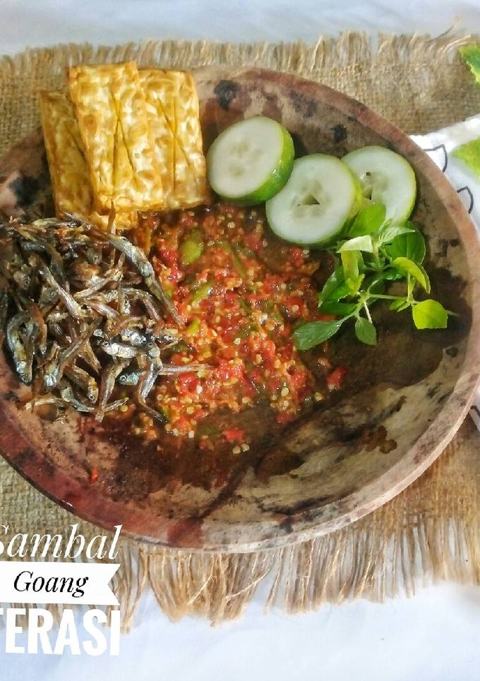 Resep Sambal Goang Terasi Dadakan Khas Sunda oleh farida Sulthan 🇮🇩 (IG. Malika02782) - Cookpad