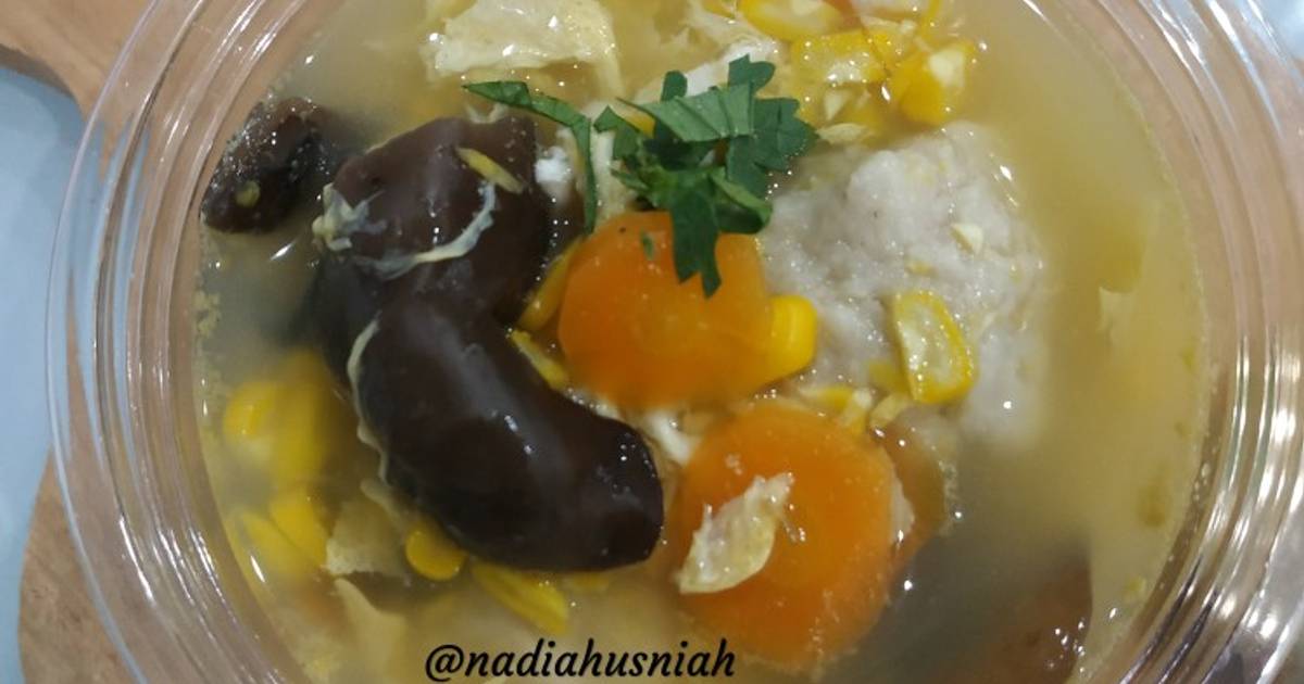 Resep Sop jagung barobbo oleh Nadia Husniah - Cookpad