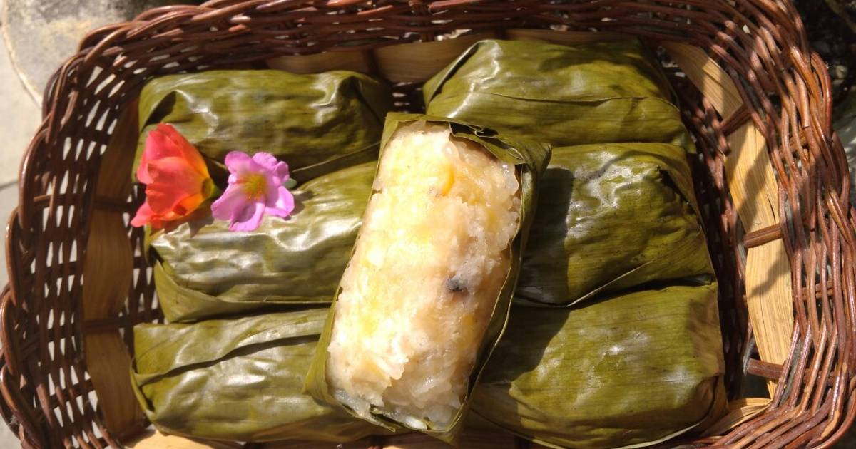 Resep Lapek Sagan (ketan pisang) oleh Mutiarisa - Cookpad