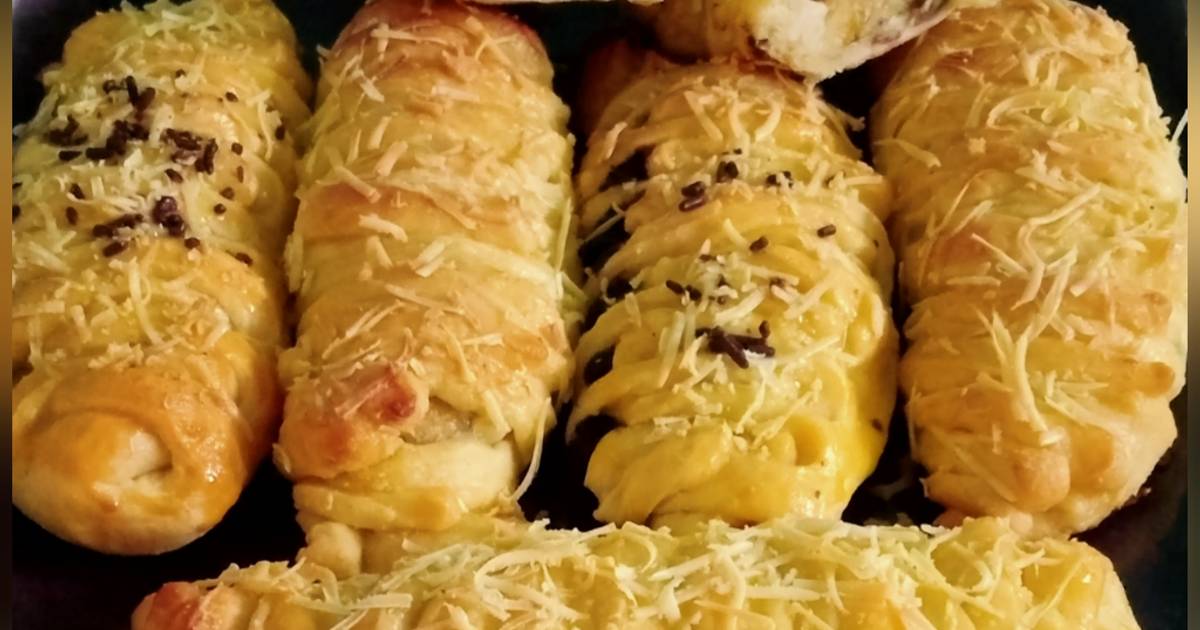 Resep Banana Choco Cheese Bread oleh Acha's Kitchen - Cookpad