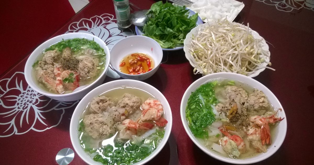 Shrimp Pho Recipe by Huong Nguyen