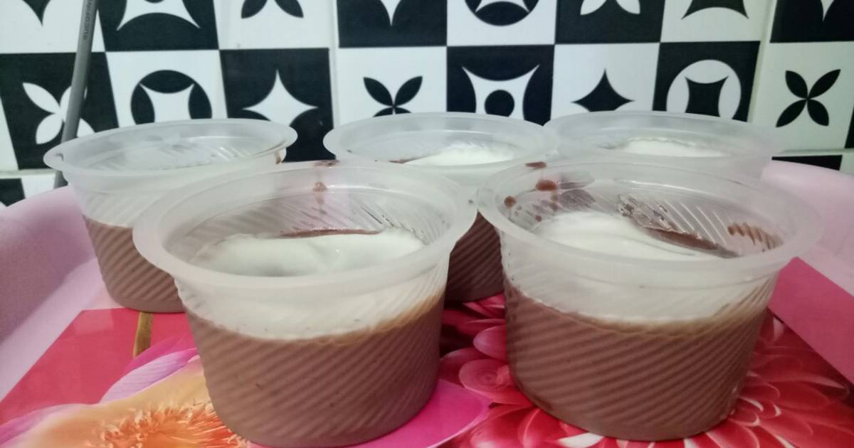 Resep Pudding Puyo Coklat Vla oleh devianaharstuti - Cookpad