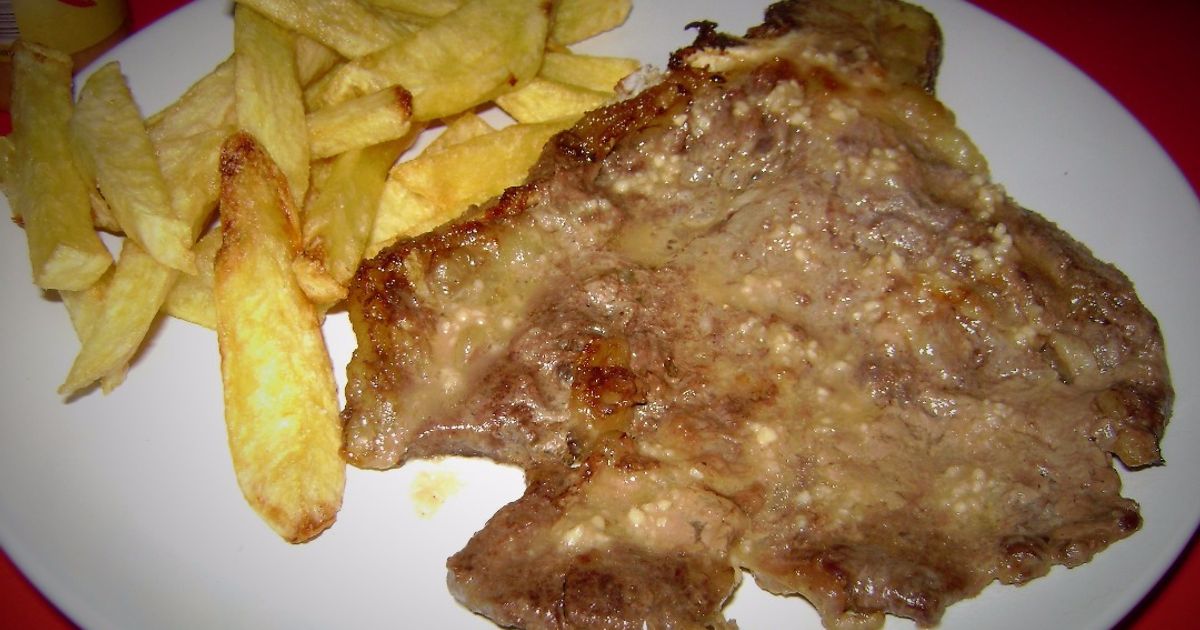 Costeletas A La Chapa Con Salsa Picante De Ajo 🐂 Receta de Natalio Burgos