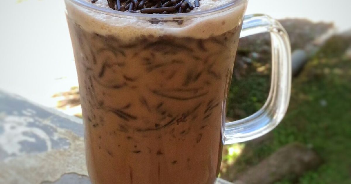 Resep cappuccino cincau segar, creamy & mudah dibuat