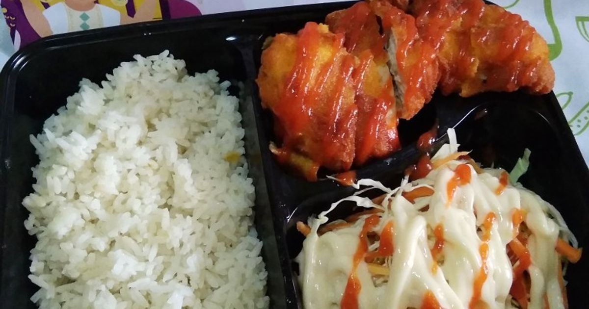 Resep ayam katsu bento rumahan enak dan mudah - Cookpad