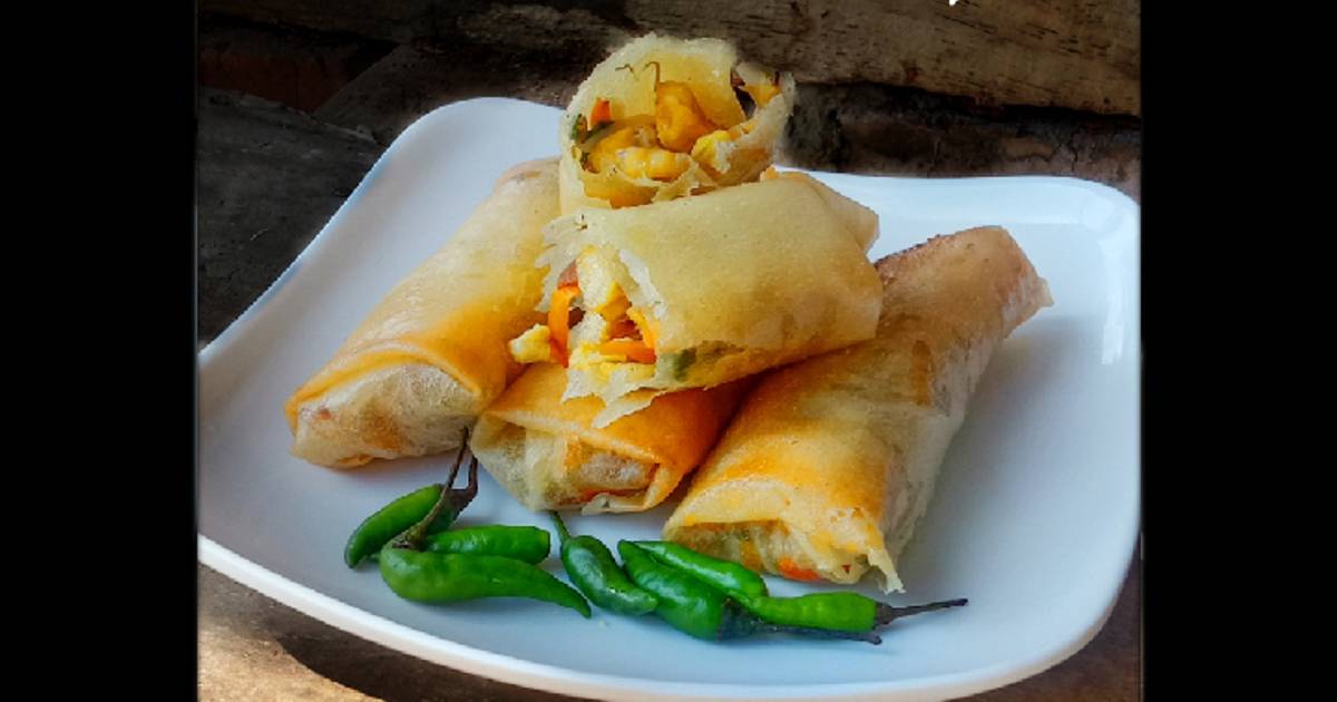 Resep Lumpia isi sayuran spesial oleh Rinka Loumitha - Cookpad