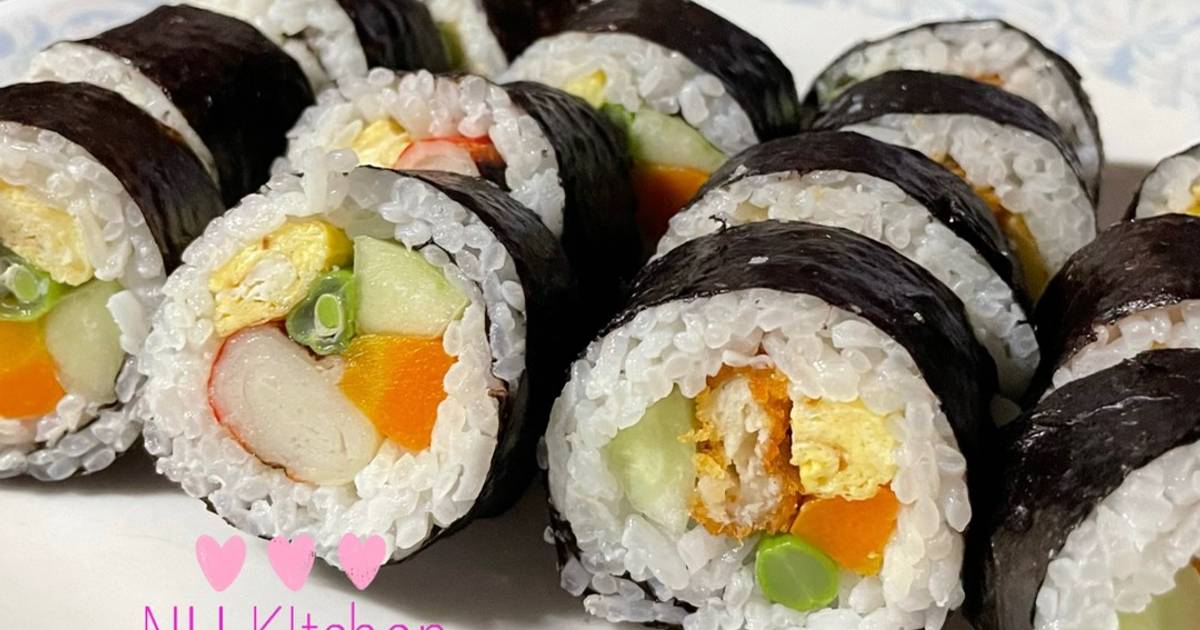 Resep Gimbap Ekonomis dan Sat-Set oleh Maria Nukita - Cookpad