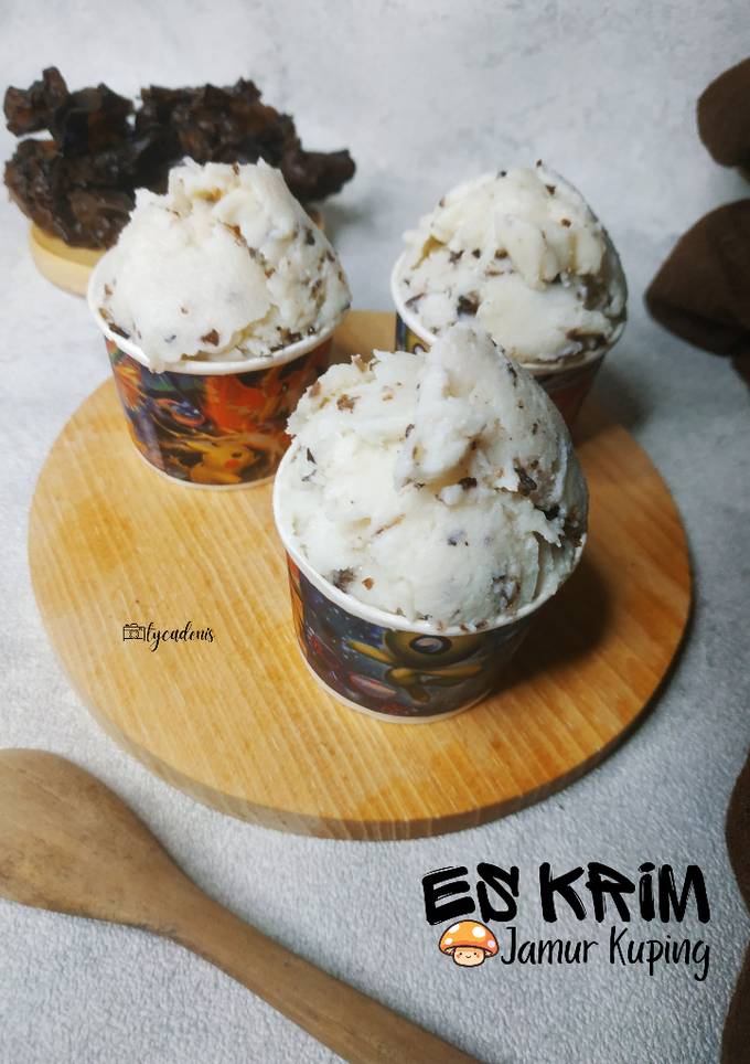 Resep Es Krim Jamur Kuping oleh Tyca Denis - Cookpad