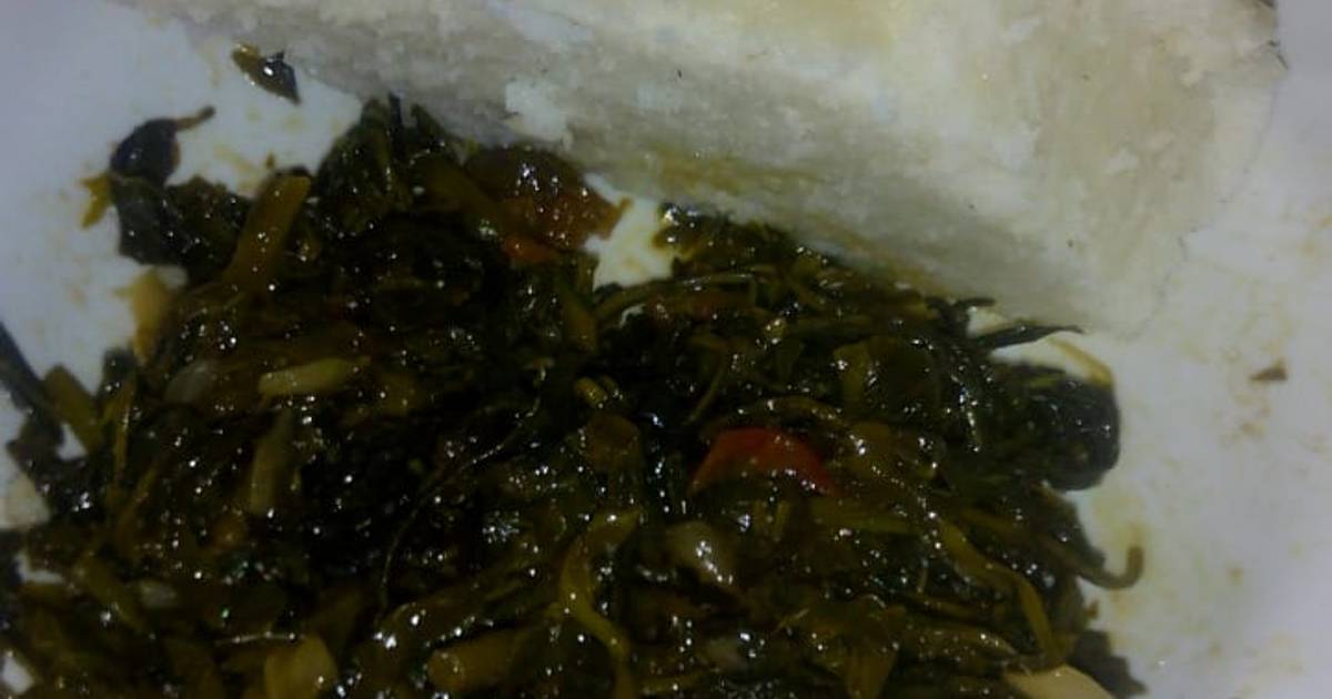Ugali and kienyeji(manangu) Recipe by Giovy Muliro - Cookpad