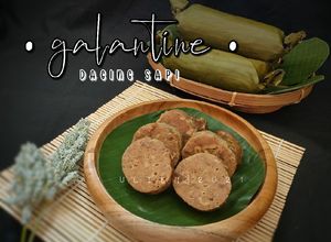Resep galantin sapi lembut dan gurih, cocok untuk bekal anak