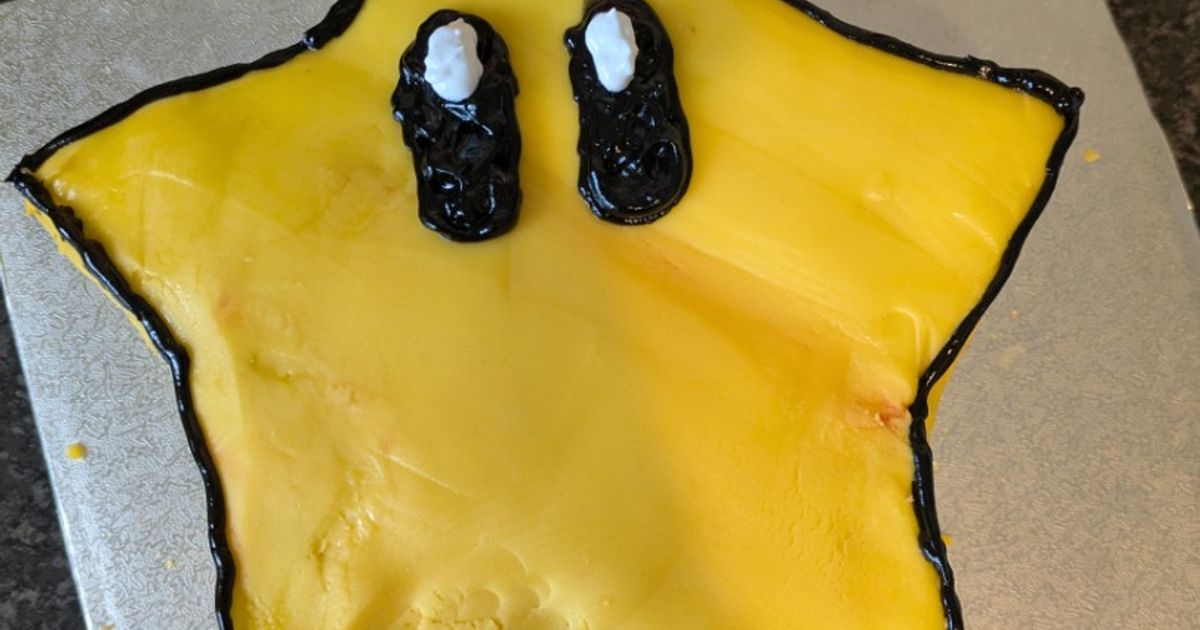 Mario Super Star Cake Recipe by BakerToad - Cookpad