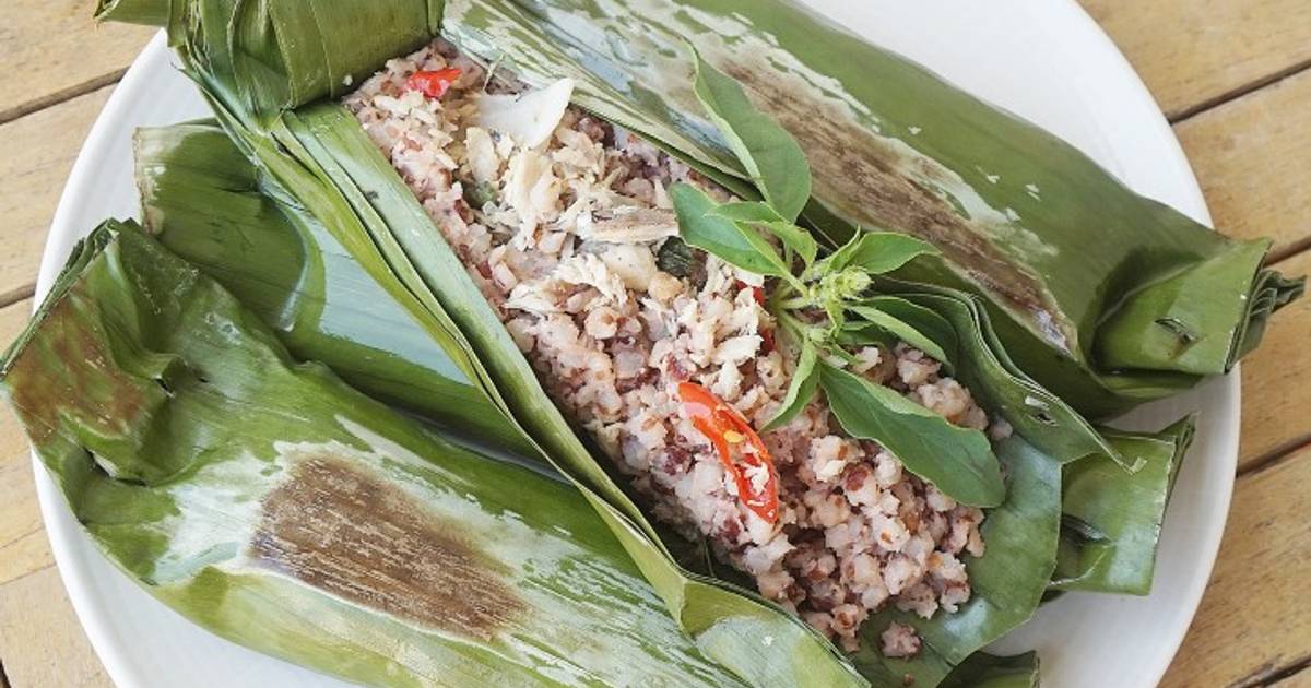 Resep Nasi Bakar Sorghum Tongkol Pedas Oleh Monica Novara H Cookpad