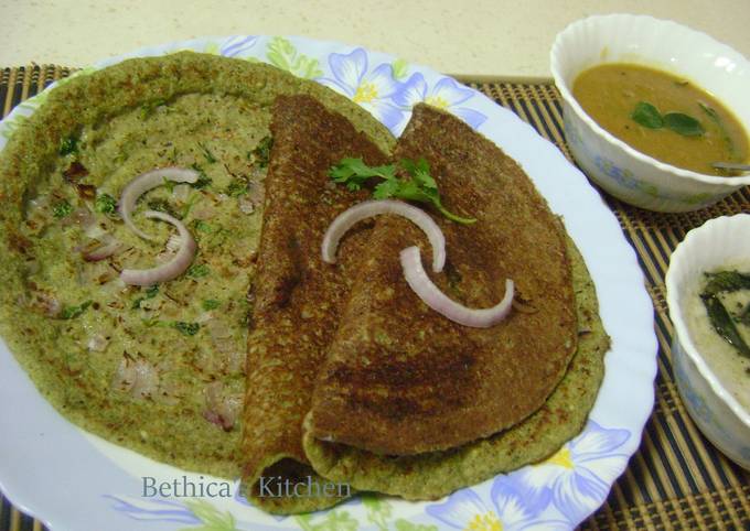 Onion Pesarattu Dosa Recipe by Bethica Das - Cookpad