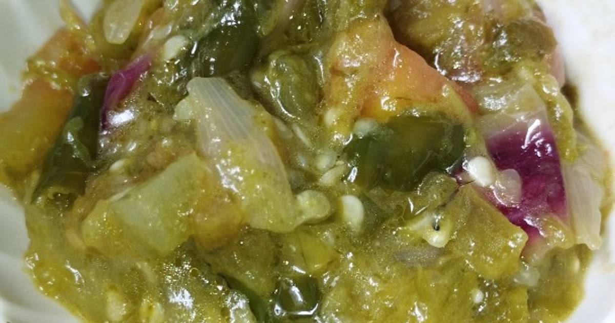 Resep Sambel cabe ijo padang / lado mudo oleh Labellea - Cookpad
