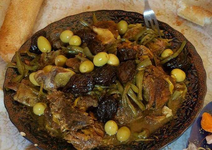 Tayin moruno de carne Receta de wafa- Cookpad