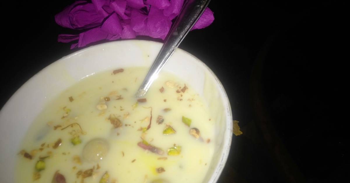 Tila Sachde દ્વારા રેસીપી અંગૂર રબડી (Angoor Rabdi Recipe In Gujarati ...