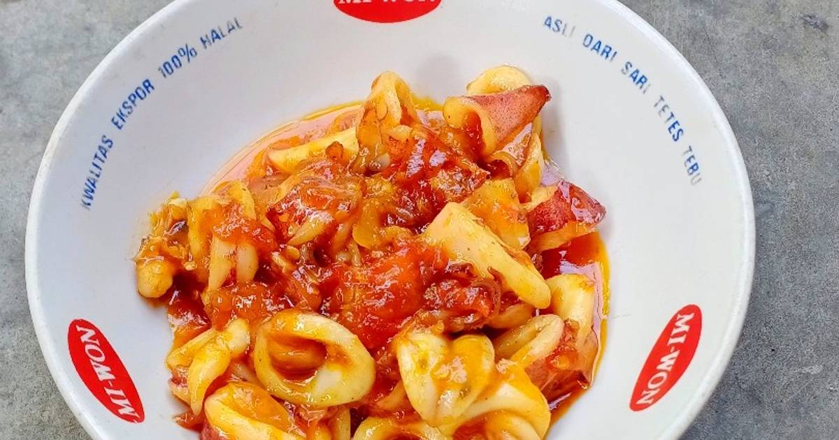 Resep Cumi Saus Lambe oleh Winda`s Kitchen - Cookpad