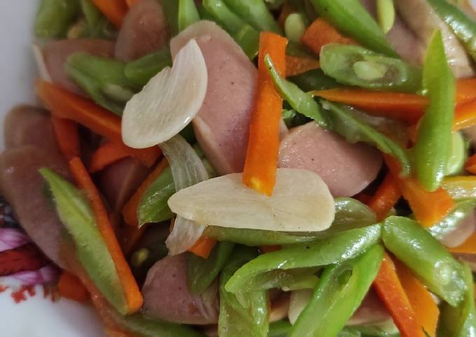 Resep Tumis buncis wortel oleh tika momoy - Cookpad