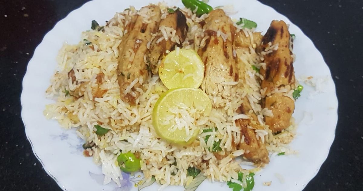 Seekh Kabab Biryani Recipe by Humaira Saleem - Cookpad