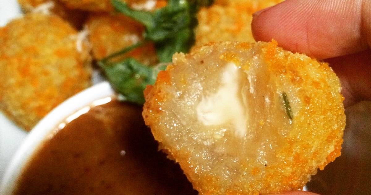 Resep Cilok Crispy Isi keju oleh Almy R Furi - Cookpad