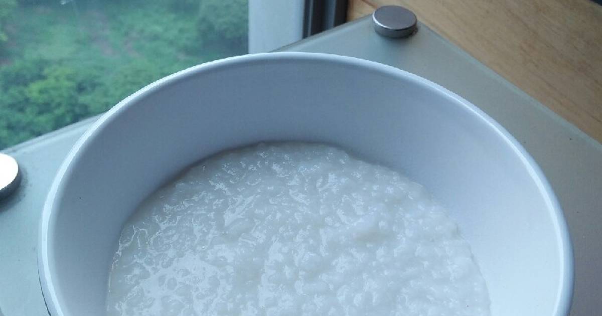 Resep Bubur Polos Magic Com oleh Sirila Amanda - Cookpad