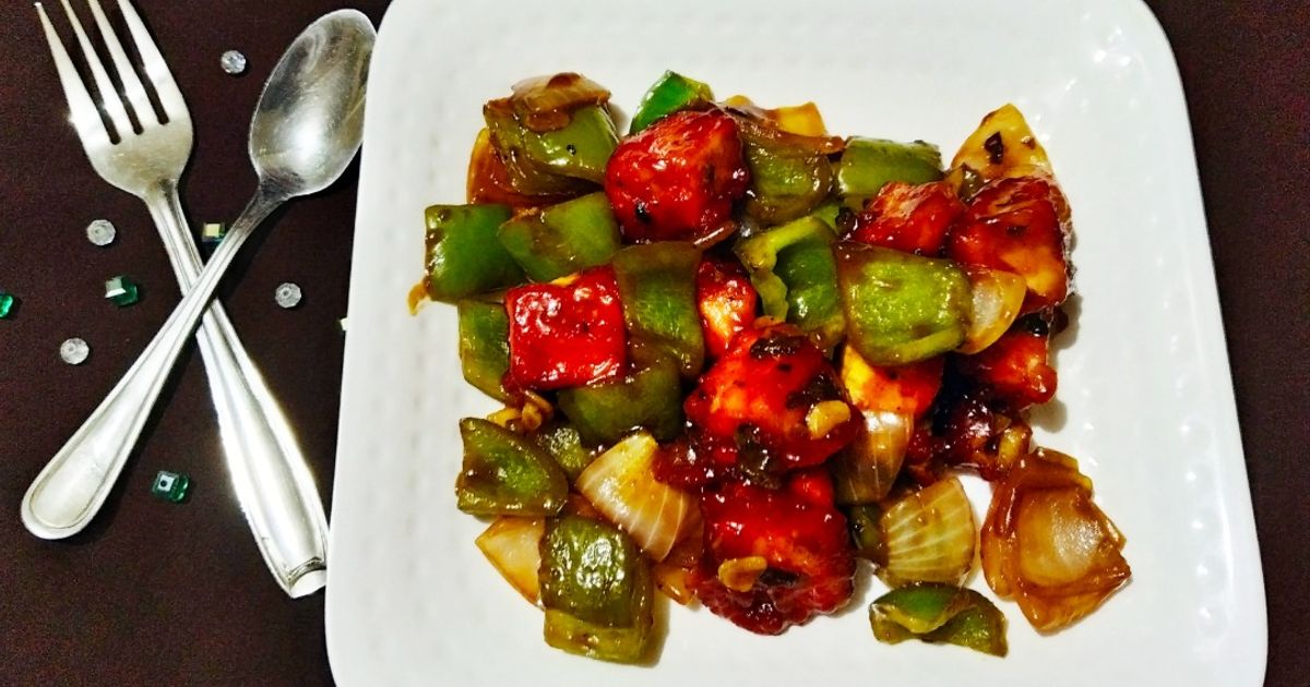 पनीर चिली (Paneer Chilli Recipe In Marathi) रेसिपी Preeti V. Salvi ...