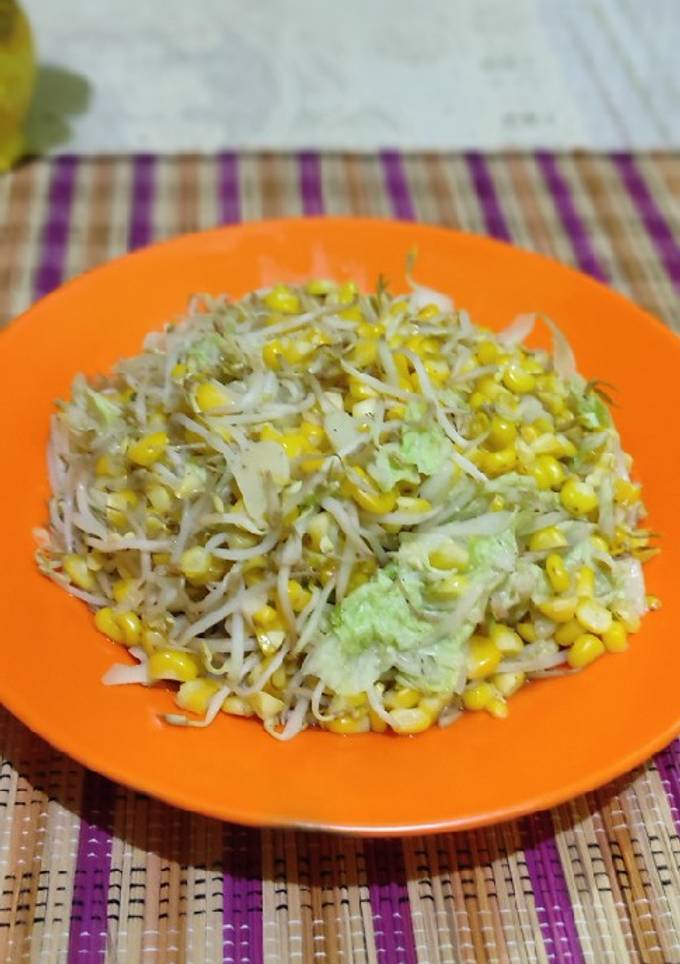 Resep Tumis Jagung Manis Tauge Sawi Putih (Menu Diet) oleh Firman - Cookpad