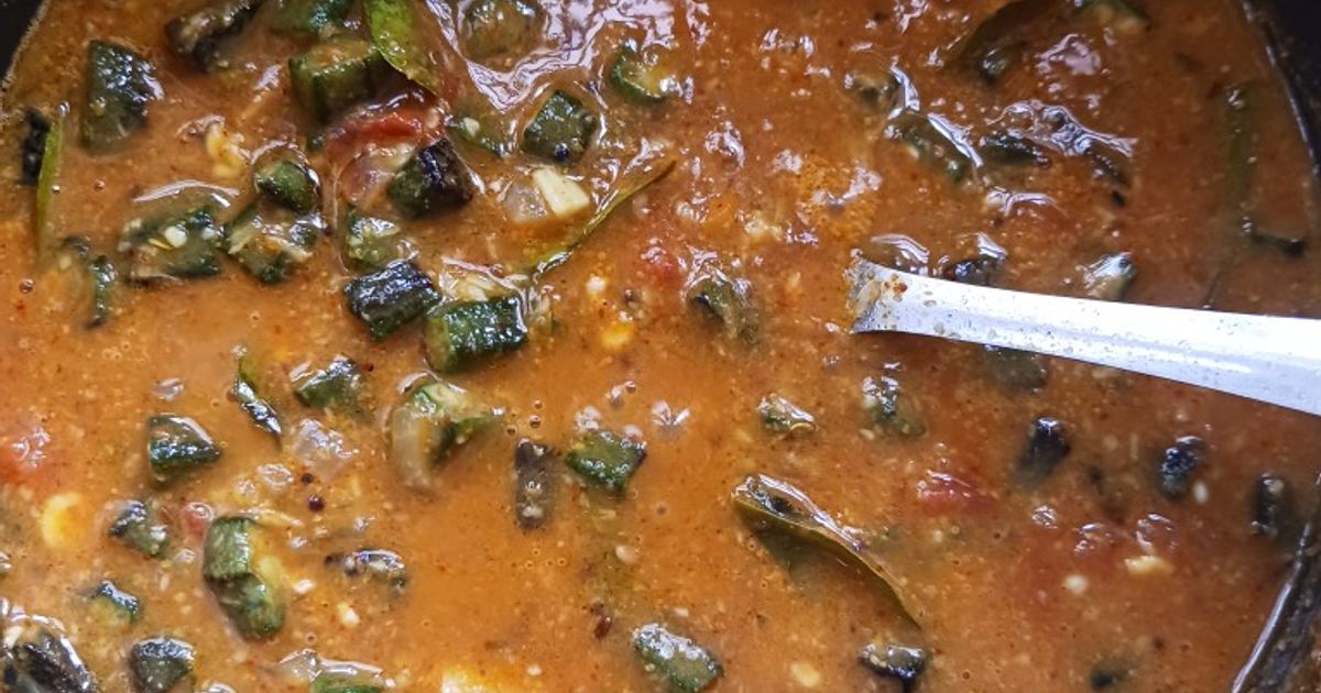 Bhindi Curry Recipe by Dr Vidyashree - Cookpad