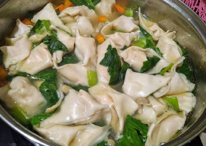 Resep Sup Wonton Sayur + Sambal pendampingnya oleh Claudia Khristina ...