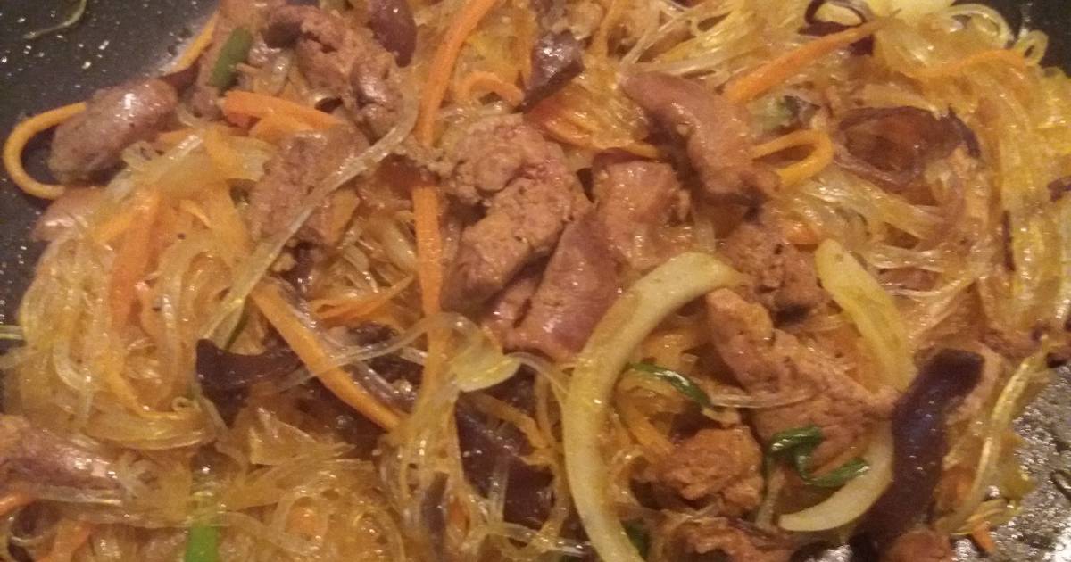 Cách Làm Món Miến Xào Lòng Gà của Hien Phoebe - Cookpad