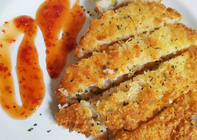 Resep Dori Katsu Crispy oleh gheakape - Cookpad