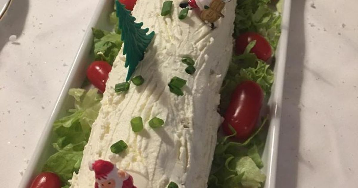 Savory Yule Log (Bûche De Noël Salée) Recipe By Lymara