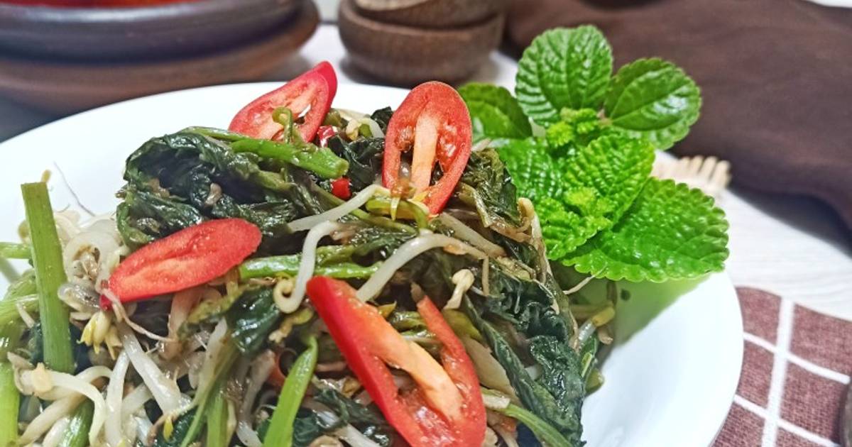 98 resep oseng bayam pedes manis enak dan mudah - Cookpad