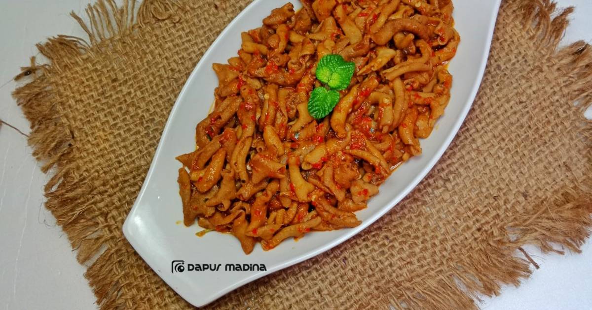 Resep Usus Balado Pedas oleh Haryanti Andrie - Cookpad
