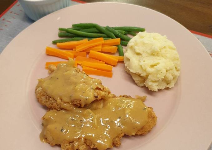 Resep Crispy Chicken Steak oleh Saza's Homebaked - Cookpad