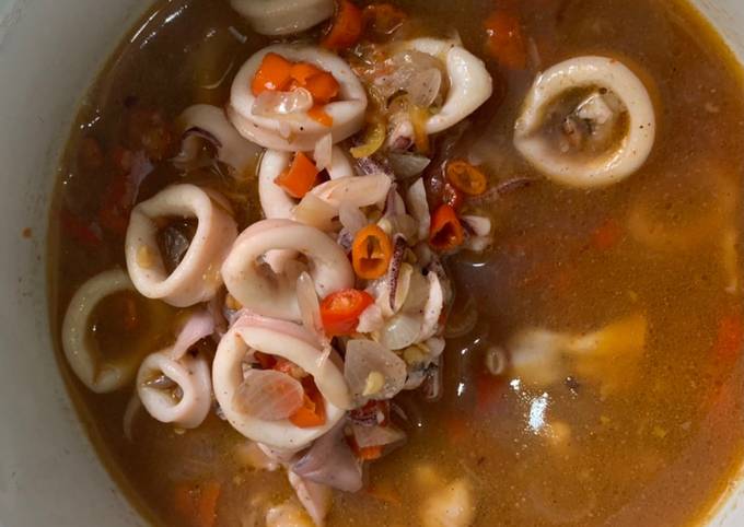 Resep Cumi saus padang oleh Louise Natasya - Cookpad