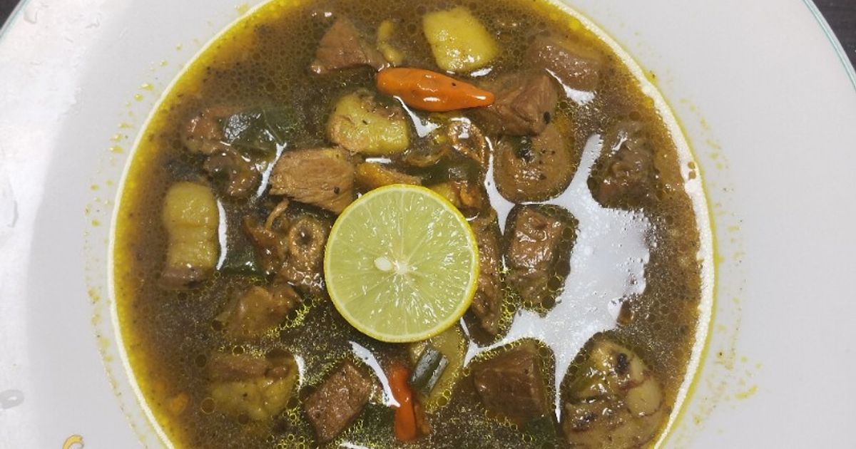 Resep rawon babi rumahan enak dan mudah - Cookpad