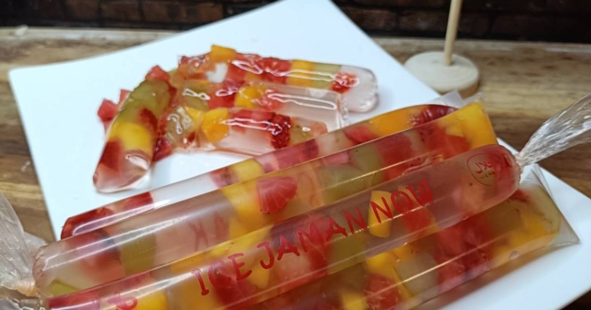 Resep Es Jelly Buah Segar oleh Deedee Rasuan - Cookpad