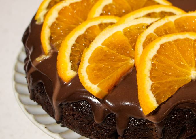 Cách Làm Món Bánh Chocolate Cam - Orange Chocolate Cake with Ganache ...