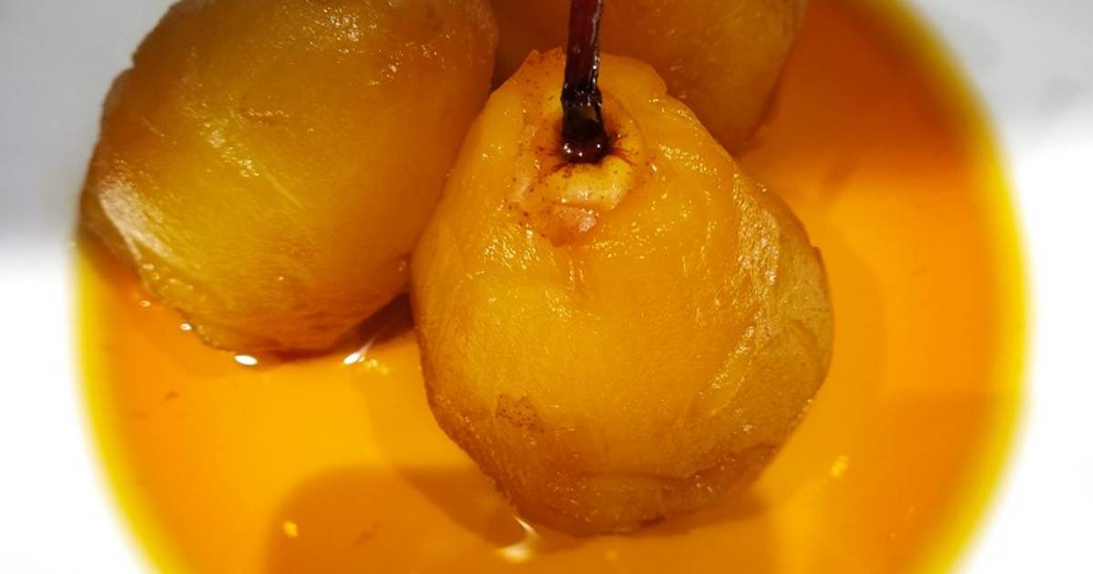 Peras al caramelo Receta de adriana- Cookpad