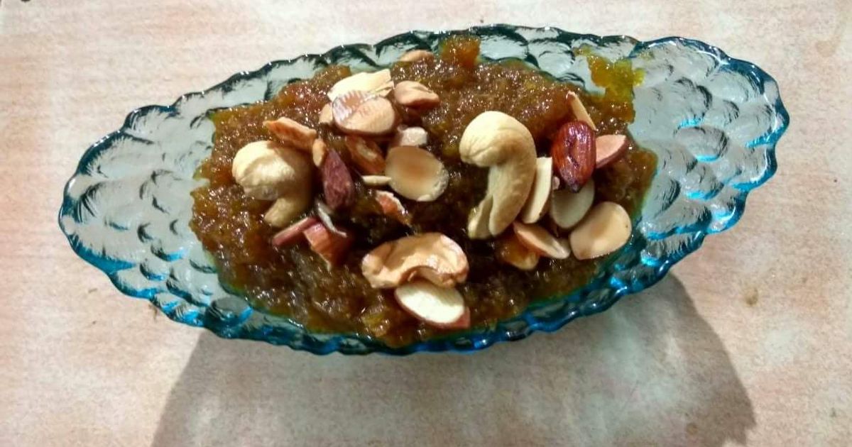 # Pumpkin Halwa With Jaggery Recipe by Neha Bhargava - Cookpad