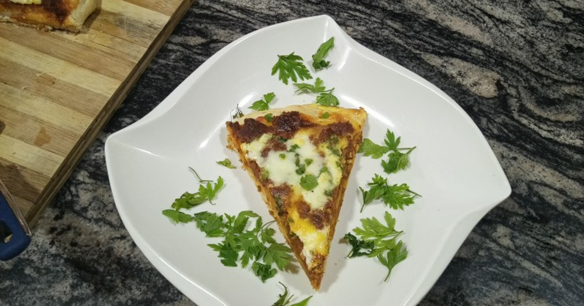 Sweet Mutton Pizza Recipe by MJ's Kitchen - Cookpad