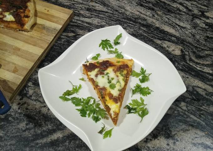 Sweet Mutton Pizza Recipe by MJ's Kitchen - Cookpad