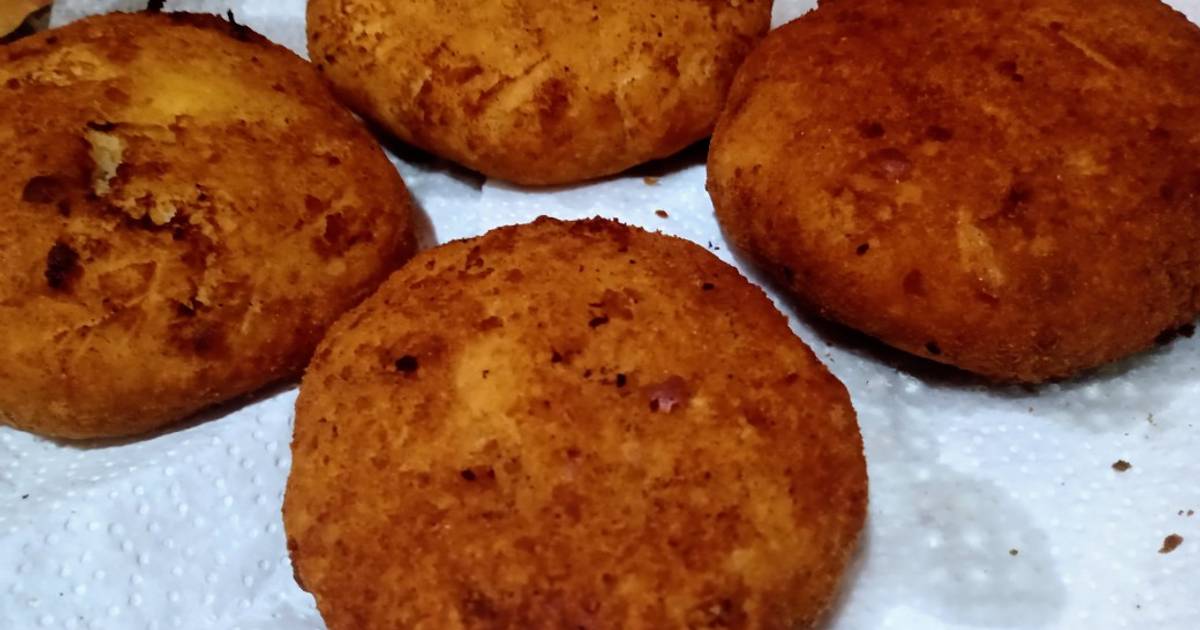 Papa rellena o bombas de papa 🥔🥔🥔 Receta de Andrea Alvarez 💛- Cookpad
